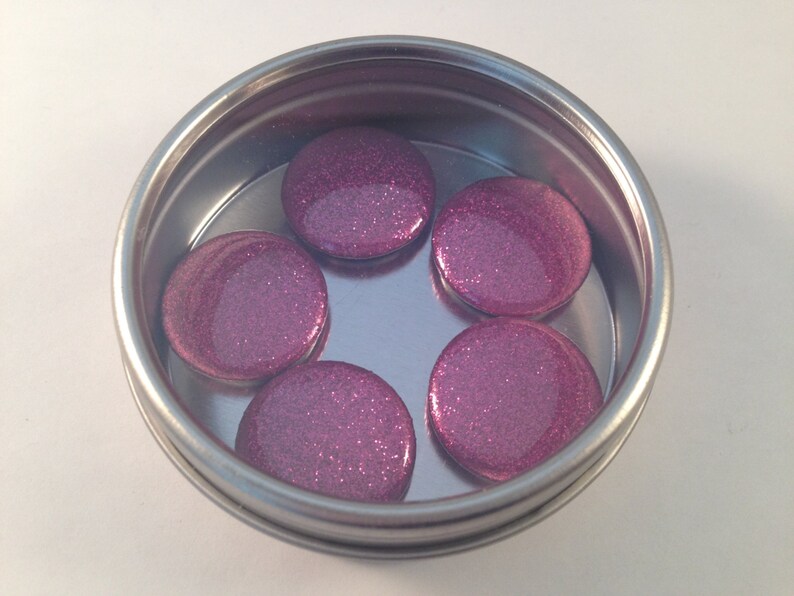 Pink Glitter Magnet Set - Etsy