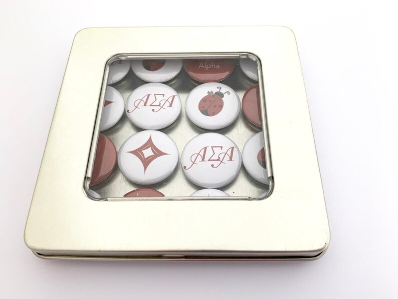 Alpha Sigma Alpha Magnet Set - Etsy