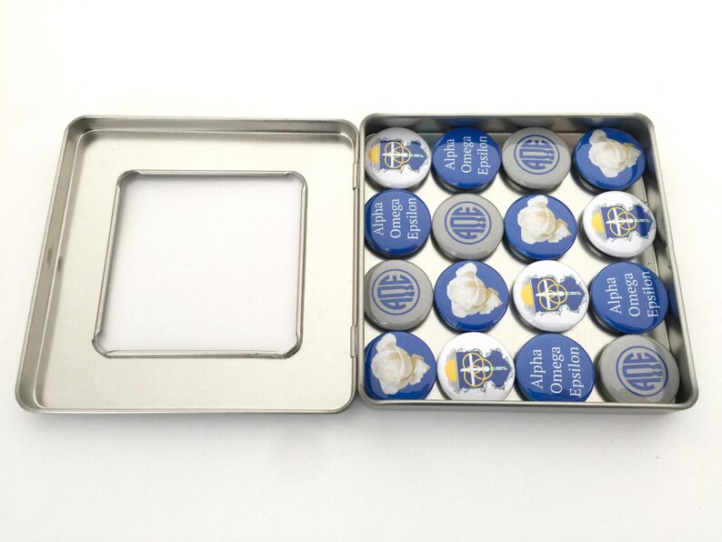 Alpha Omega Epsilon Magnet Set - Etsy