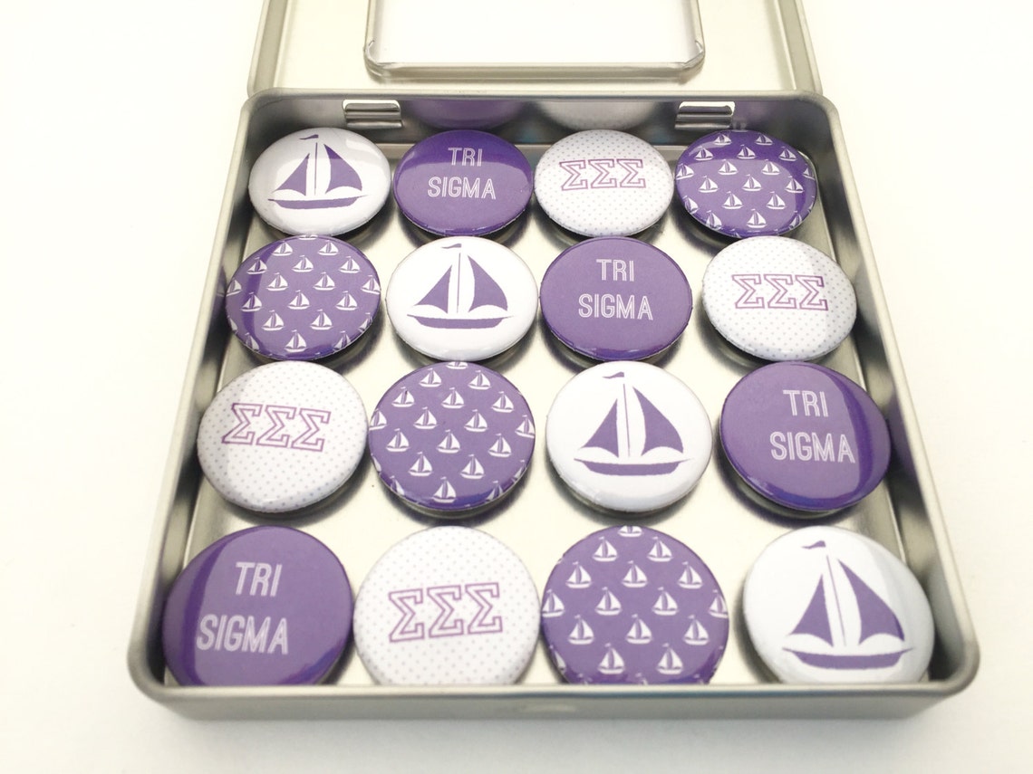 Sigma Sigma Sigma Magnet Set, Tri Sigma - Etsy