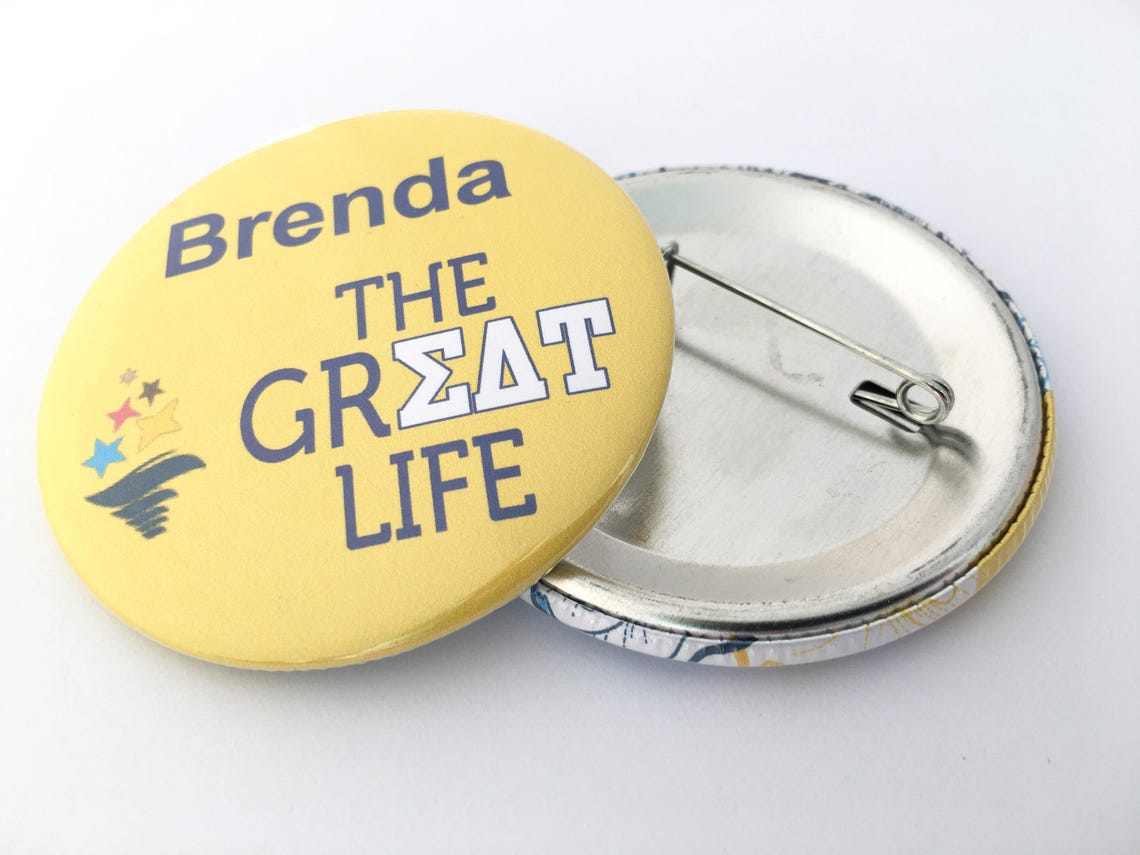 25 Sigma Delta Tau Greek Name Tags - Etsy