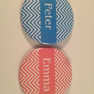 5 Customized Name Tags - Etsy