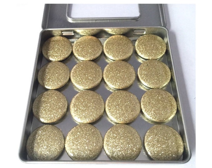Gold Glitter Magnet Set - Etsy