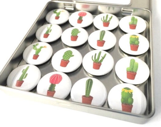 Cactus Magnet Set - Etsy