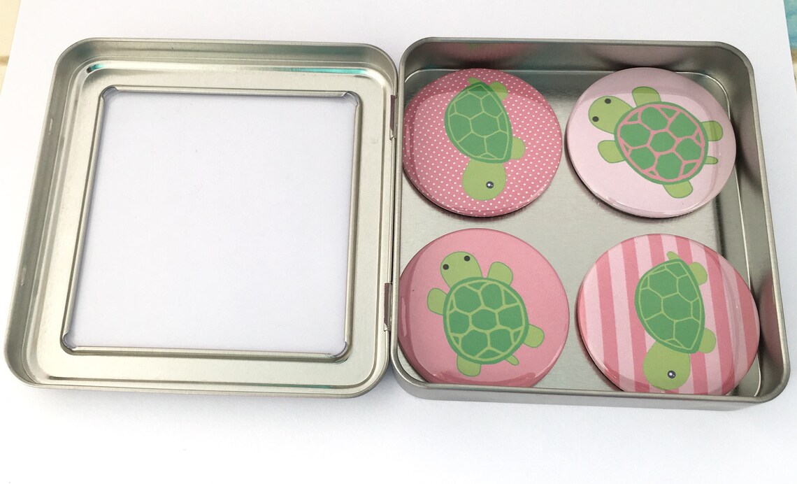 Turtle Magnet Set, Can Be Customized - Etsy