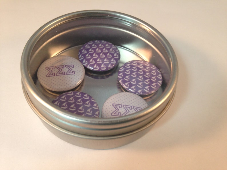 Tri-sigma Magnet Set, Sigma Sigma Sigma - Etsy