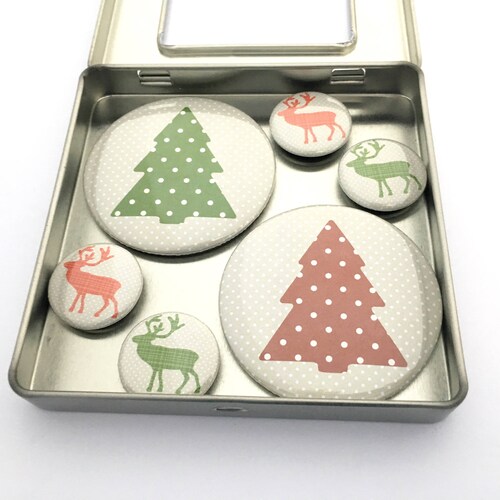 Reindeer Magnet Set Christmas Holiday - Etsy
