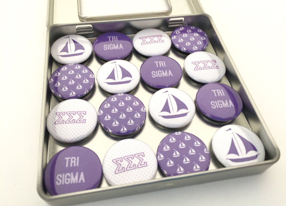 Sigma Sigma Sigma Magnet Set, Tri Sigma - Etsy