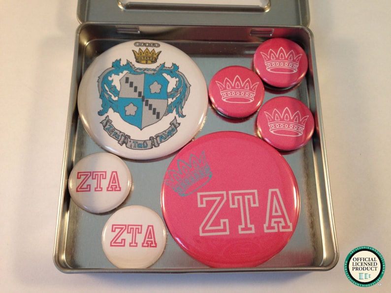 Zeta Tau Alpha Magnet Set - Etsy