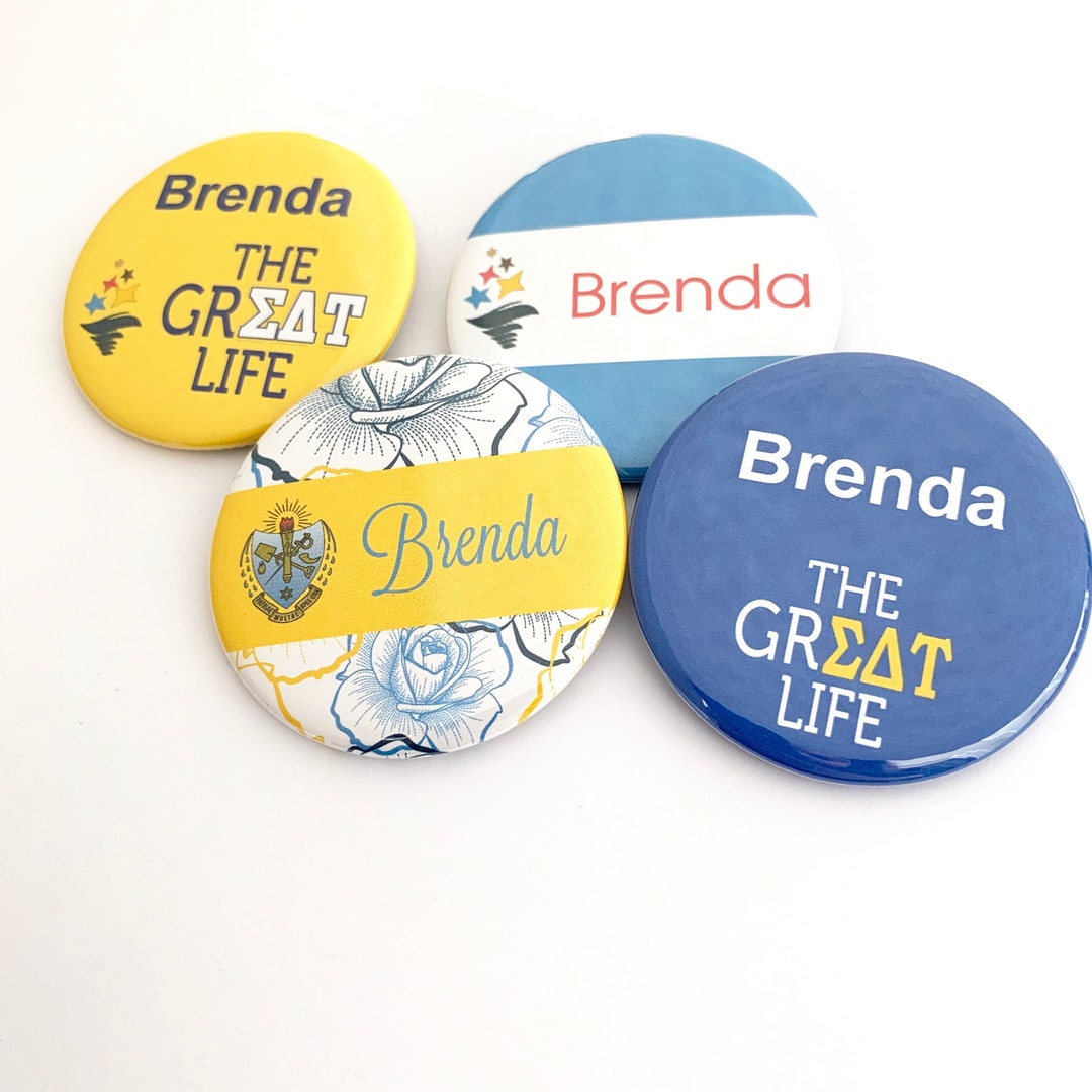 25 Sigma Delta Tau Greek Name Tags - Etsy