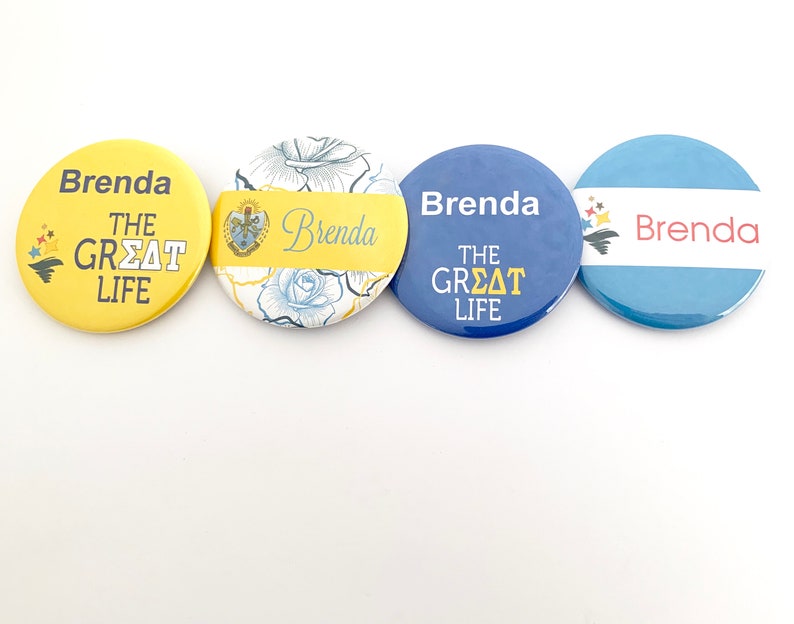 25 Sigma Delta Tau Greek Name Tags - Etsy