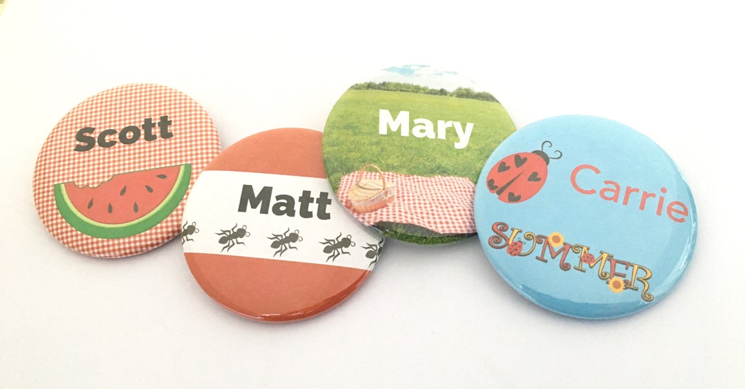 25 Customizable Summer Name Tags - Etsy