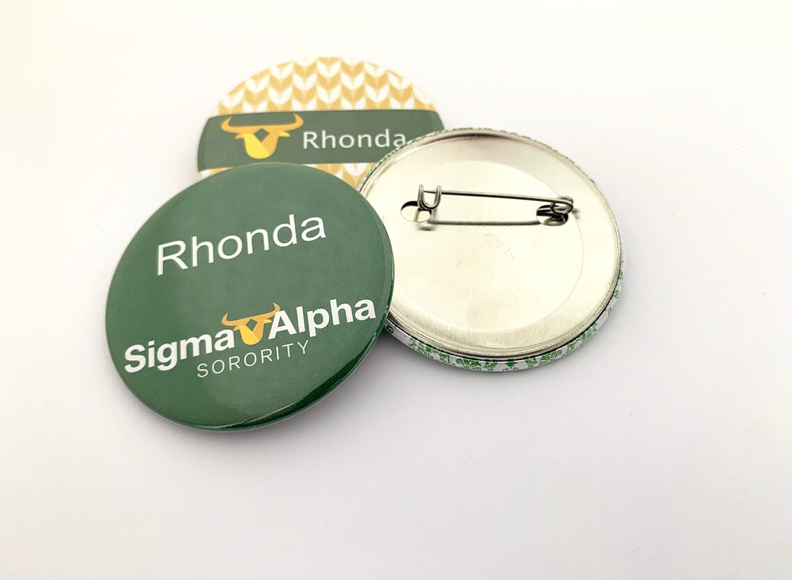 25 Sigma Alpha Name Tags - Etsy