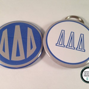 Tri-delta Monogram Bottle Opener Keyrings, Pocket Mirrors and Magnets ...