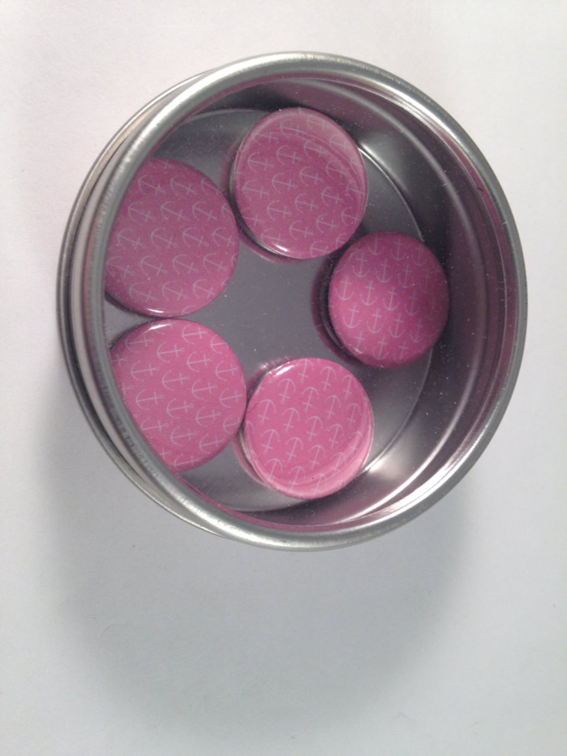 Pink Anchor Magnet Set | Etsy