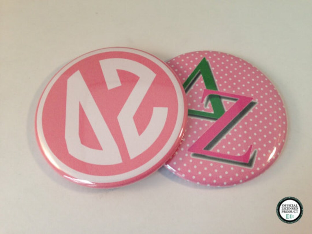 Delta Zeta Monogram Pocket Mirrors and Magnets - Etsy