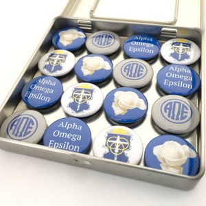 Alpha Omega Epsilon Magnet Set - Etsy