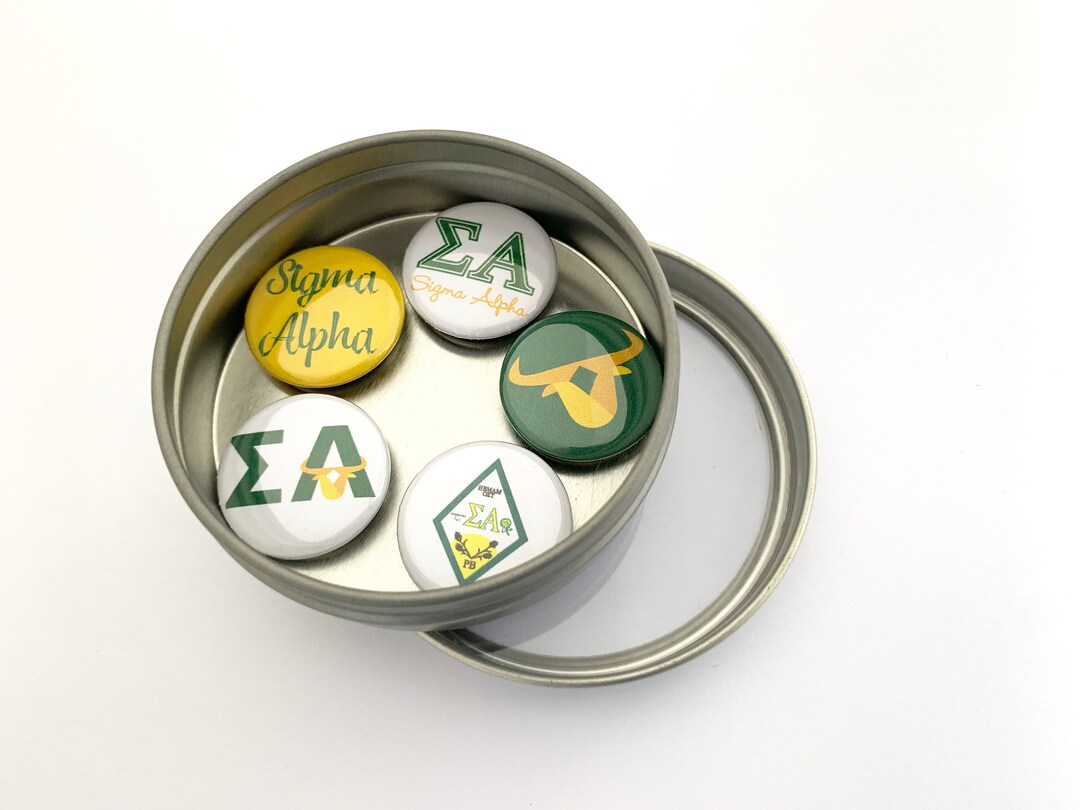 Sigma Alpha Magnet Set - Etsy