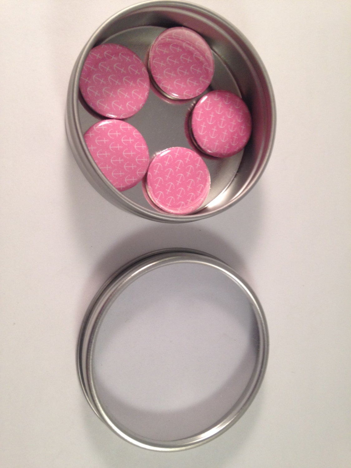 Pink Anchor Magnet Set | Etsy