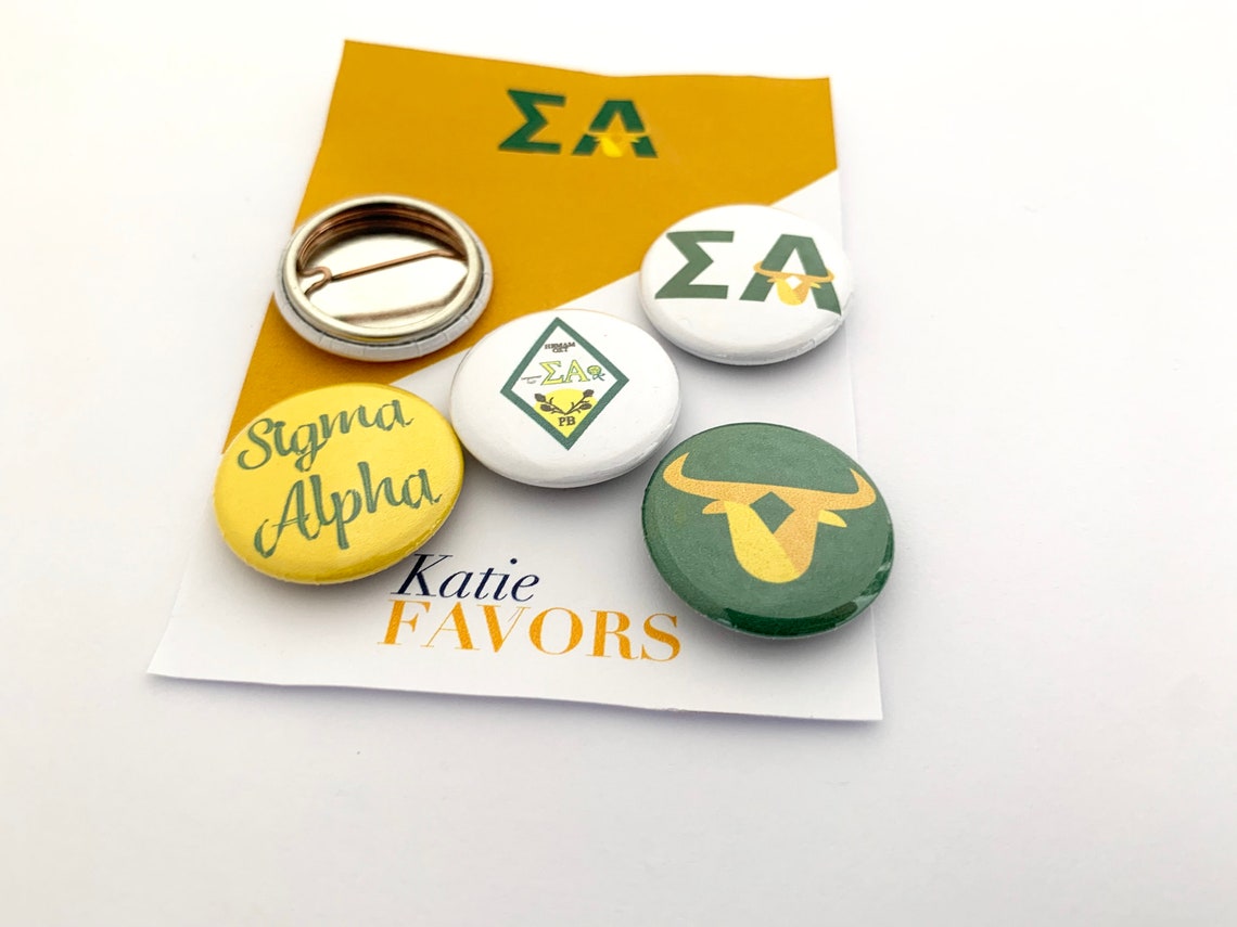 Sigma Alpha 5 Mini-pin Set - Etsy
