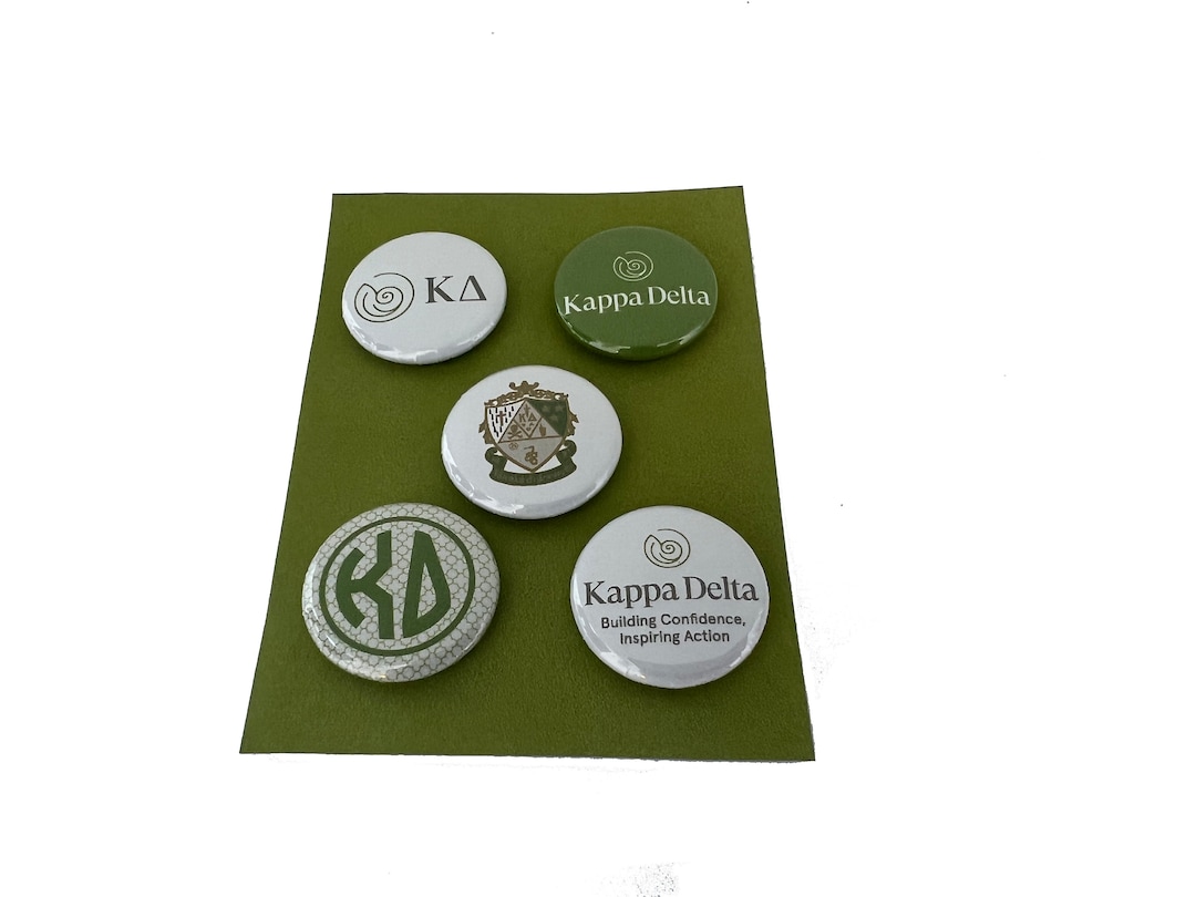 Kappa Delta 5 Mini-pin Set - Etsy