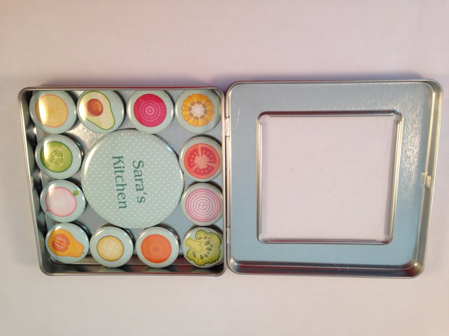 Personalized Kitchen Magnet Set | Etsy