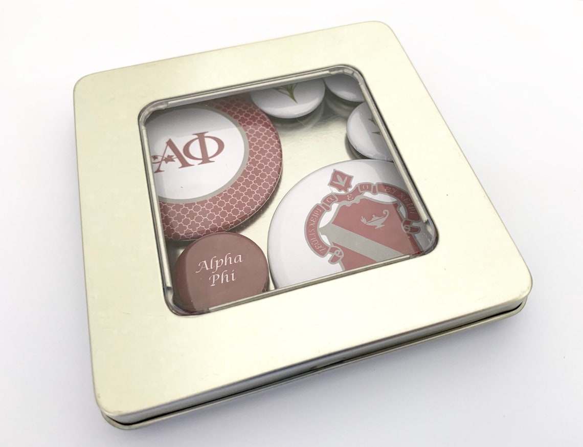 Alpha Phi Magnet Set - Etsy