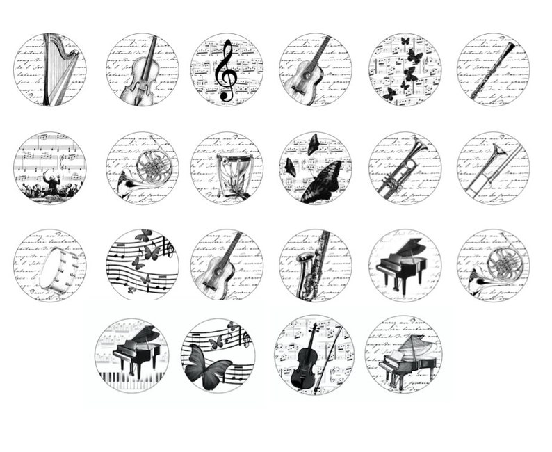 Personalized Music Magnet Set Music Lover Gift Music Gift - Etsy