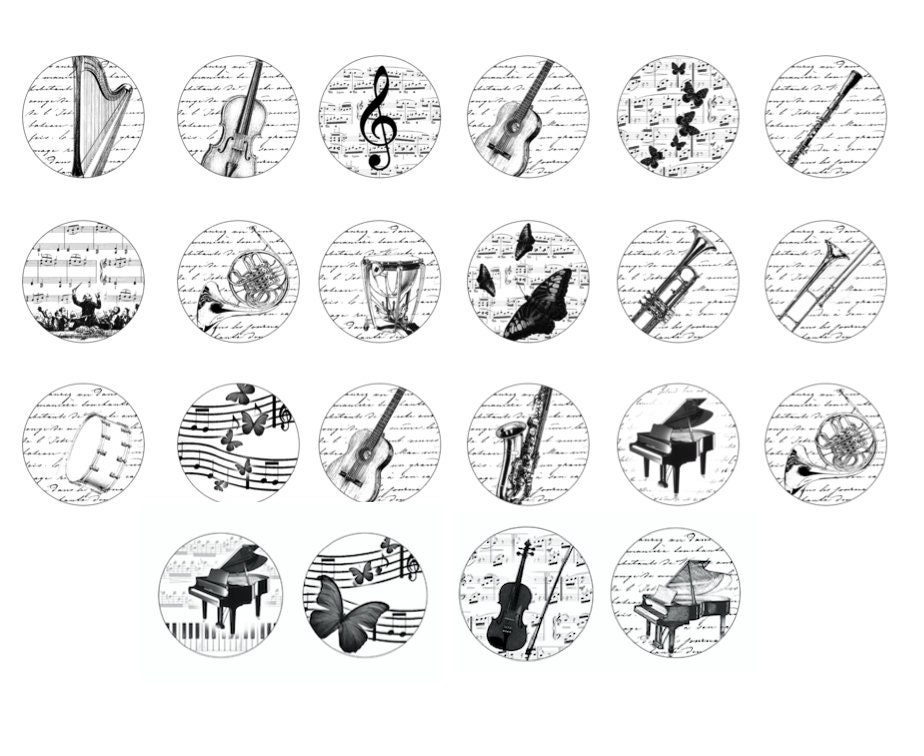 Personalized Music Magnet Set music lover gift music gift | Etsy