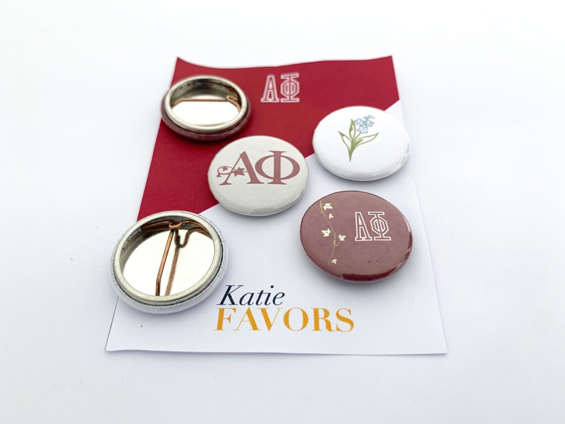 Alpha Phi 5 Mini-pin Set - Etsy