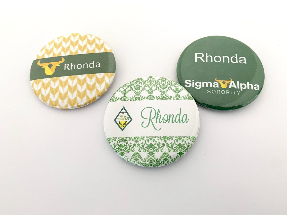 25 Sigma Alpha Name Tags - Etsy