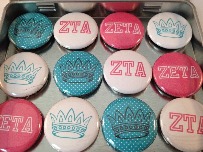 Zeta Tau Alpha Magnet Set - Etsy