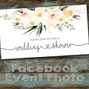 Floral Wedding Shower Invitation Drop in Shower Invitation - Etsy