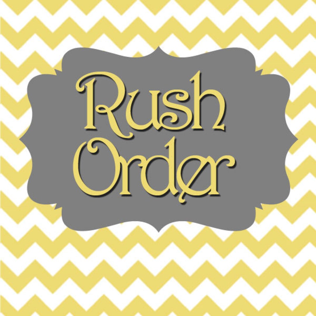 Rush Order Invitation Add On - Etsy