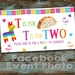 T is for Taco T is for Two Birthday - Party Facebook Event Cover Photo ...