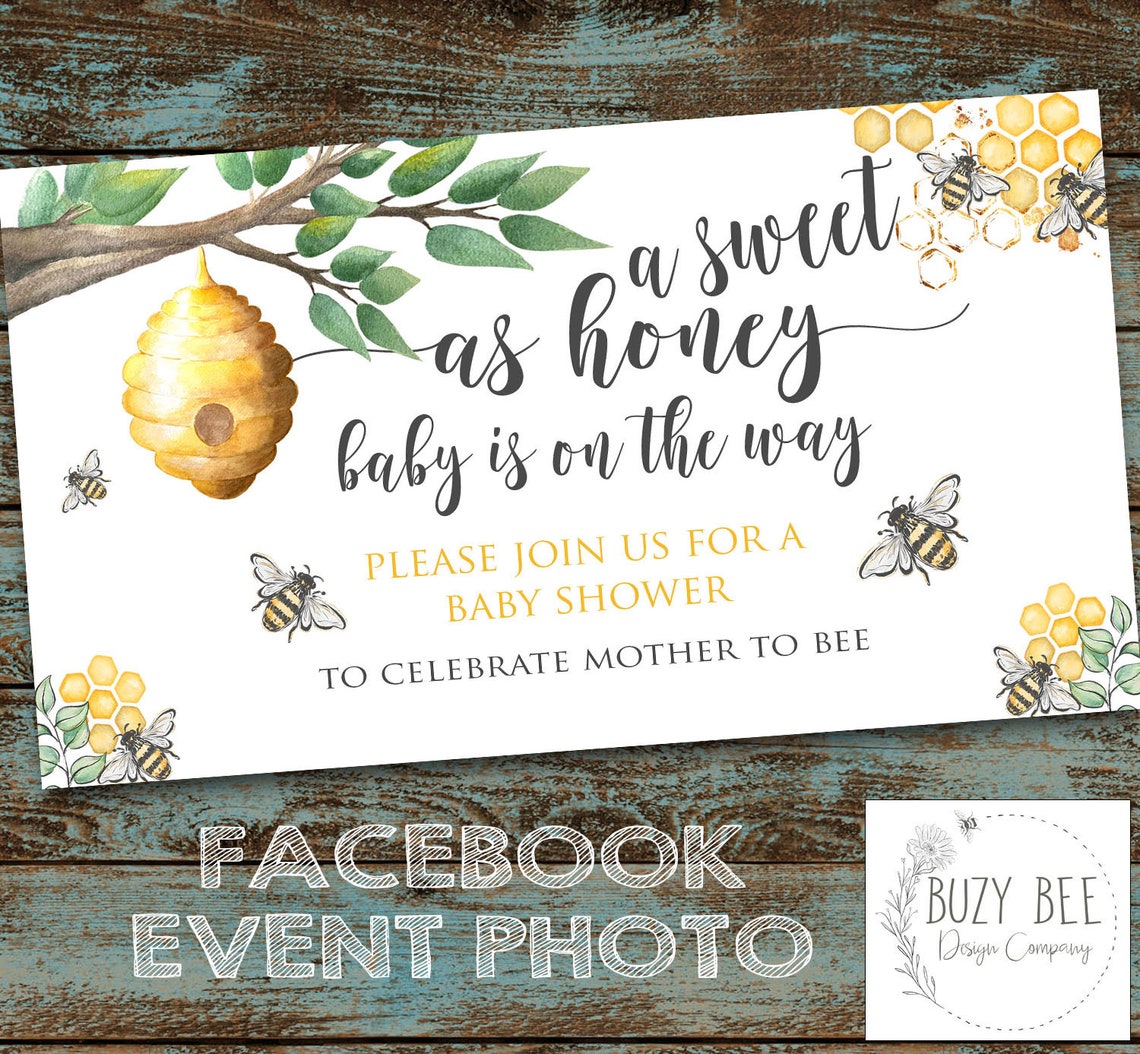 Honey Bee Baby Shower Bee Invitation Sweet Honey Baby Shower - Etsy