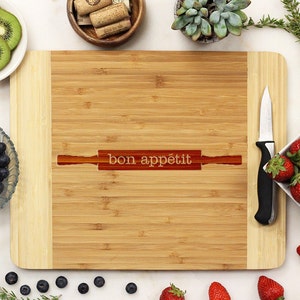 Bon Appetit Cutting Board, Personalized Cutting Board, Monogrammed ...