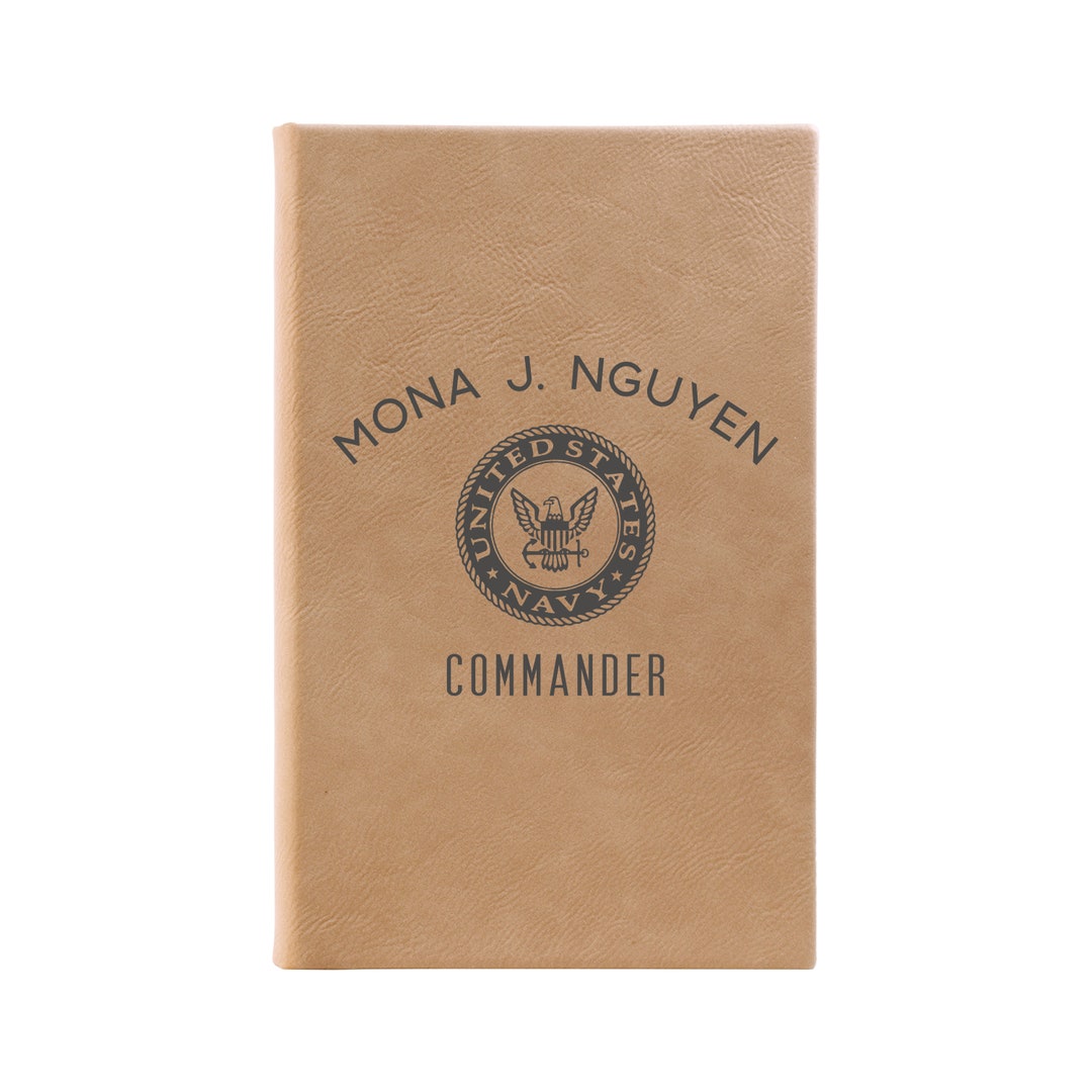 Navy Commander Journal, Personalized Journal, Notebook, Navy Commander ...