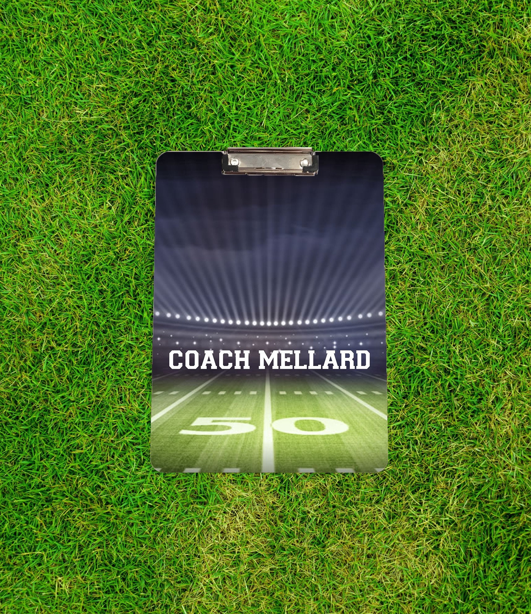 Football Coach Clipboard Coach's Gift Custom Clipboard | Etsy