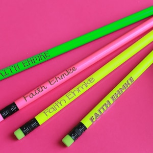 Personalized Pencils - Custom Pencils, Pencil With Name, Engraved ...