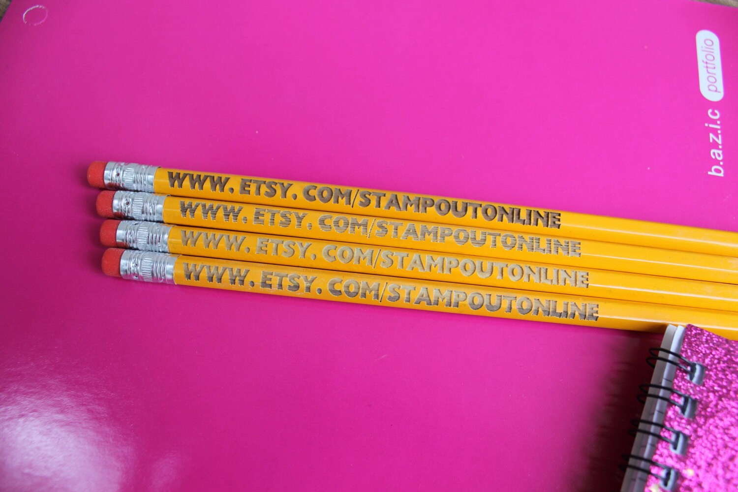 Set of 12 Website Pencils Personalized Pencils Custom | Etsy