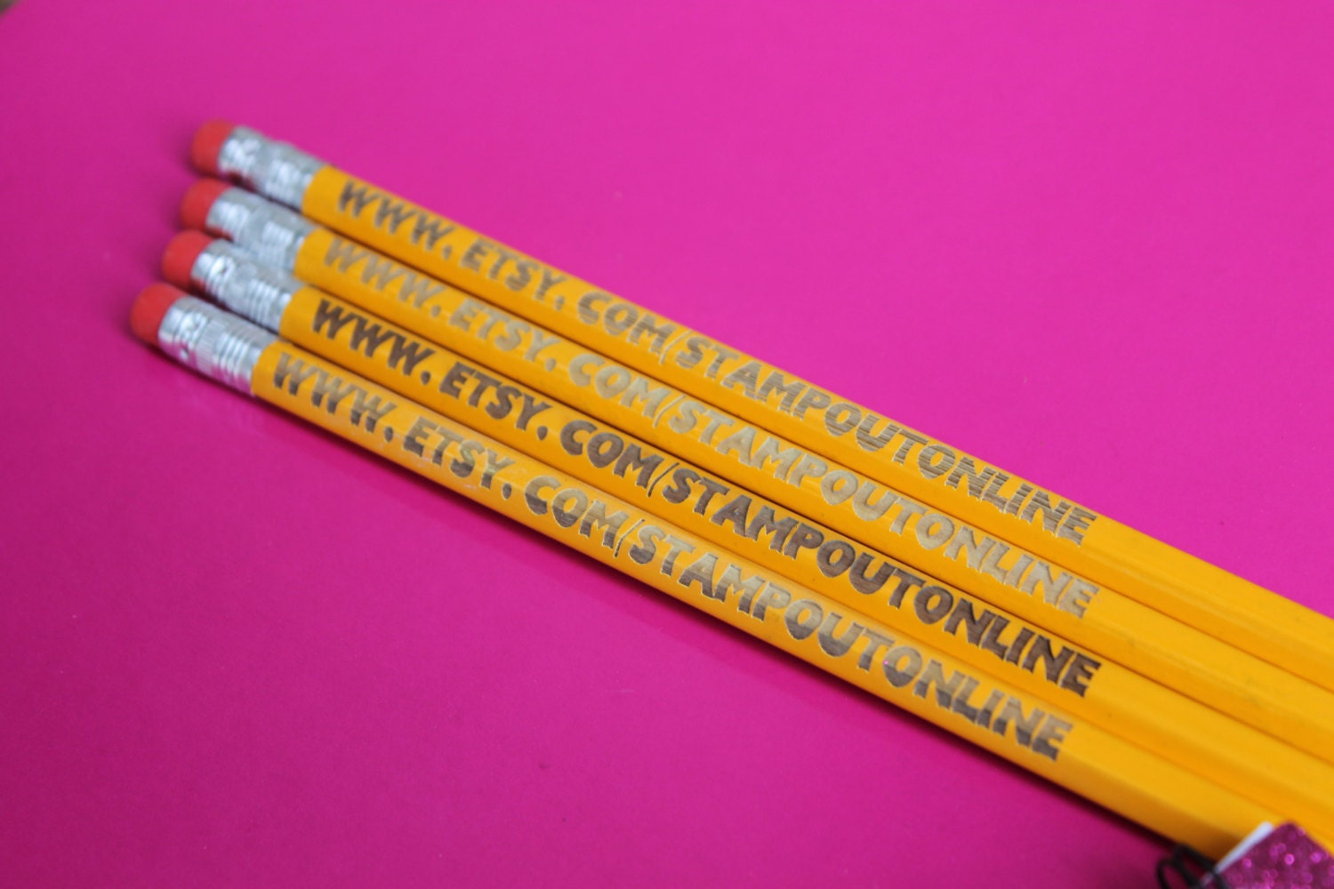 Set of 12 Website Pencils Personalized Pencils Custom | Etsy