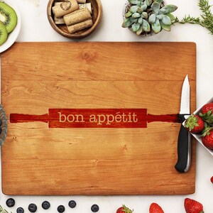 Bon Appetit Cutting Board, Personalized Cutting Board, Monogrammed ...