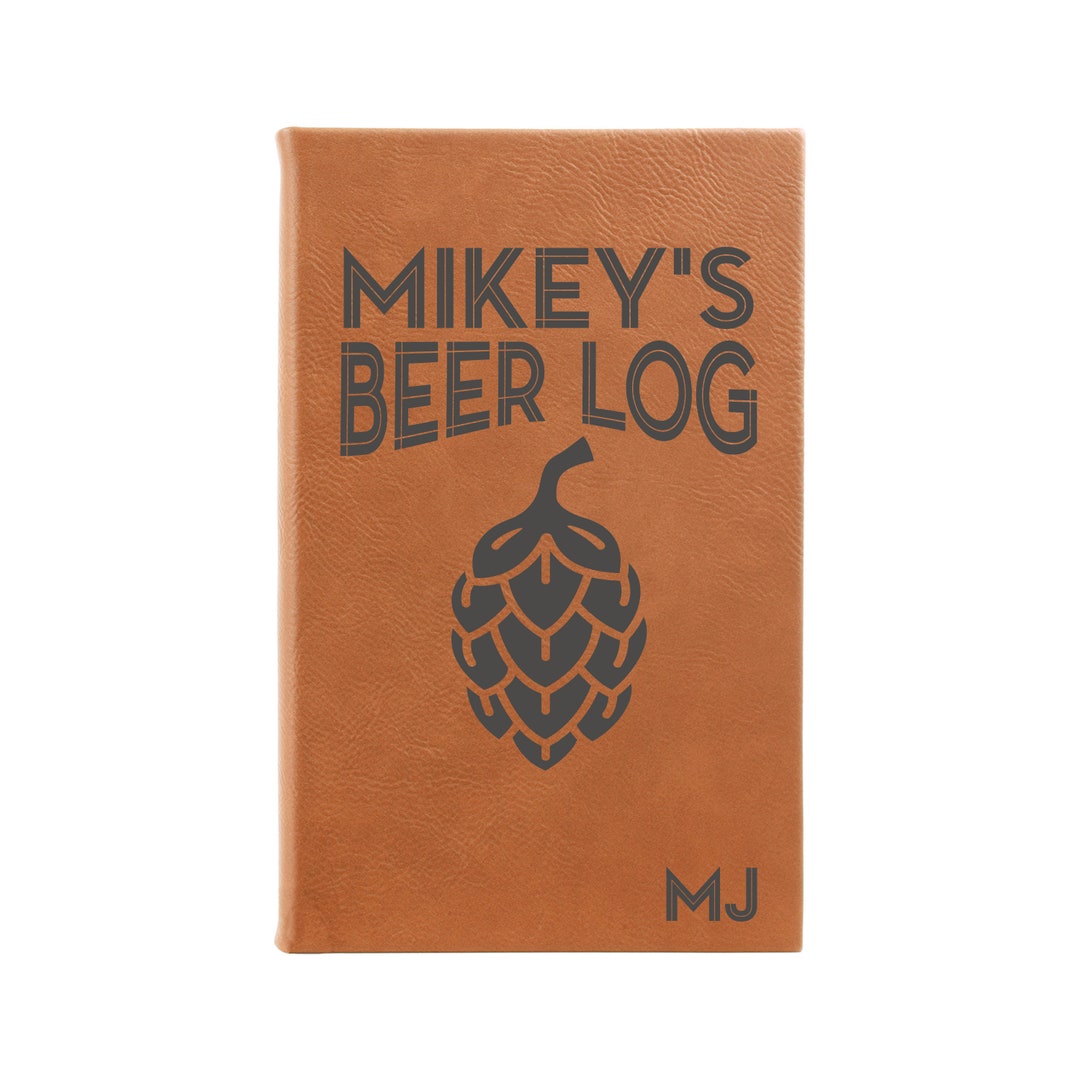 Personalized Beer Log, Custom Beer Journal, Leather Journal, Craft Beer ...