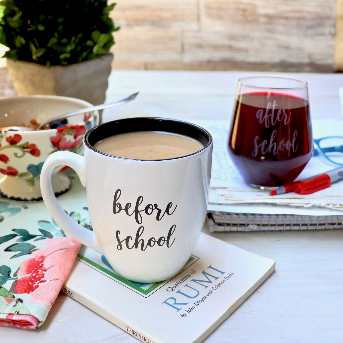 Teacher Mugsbefore School After School Personalized Mugs - Etsy
