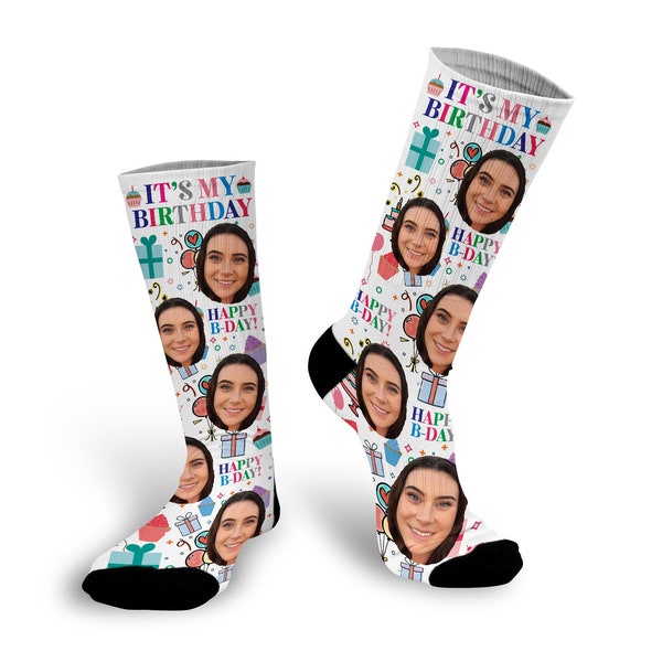 Birthday Socks - Etsy