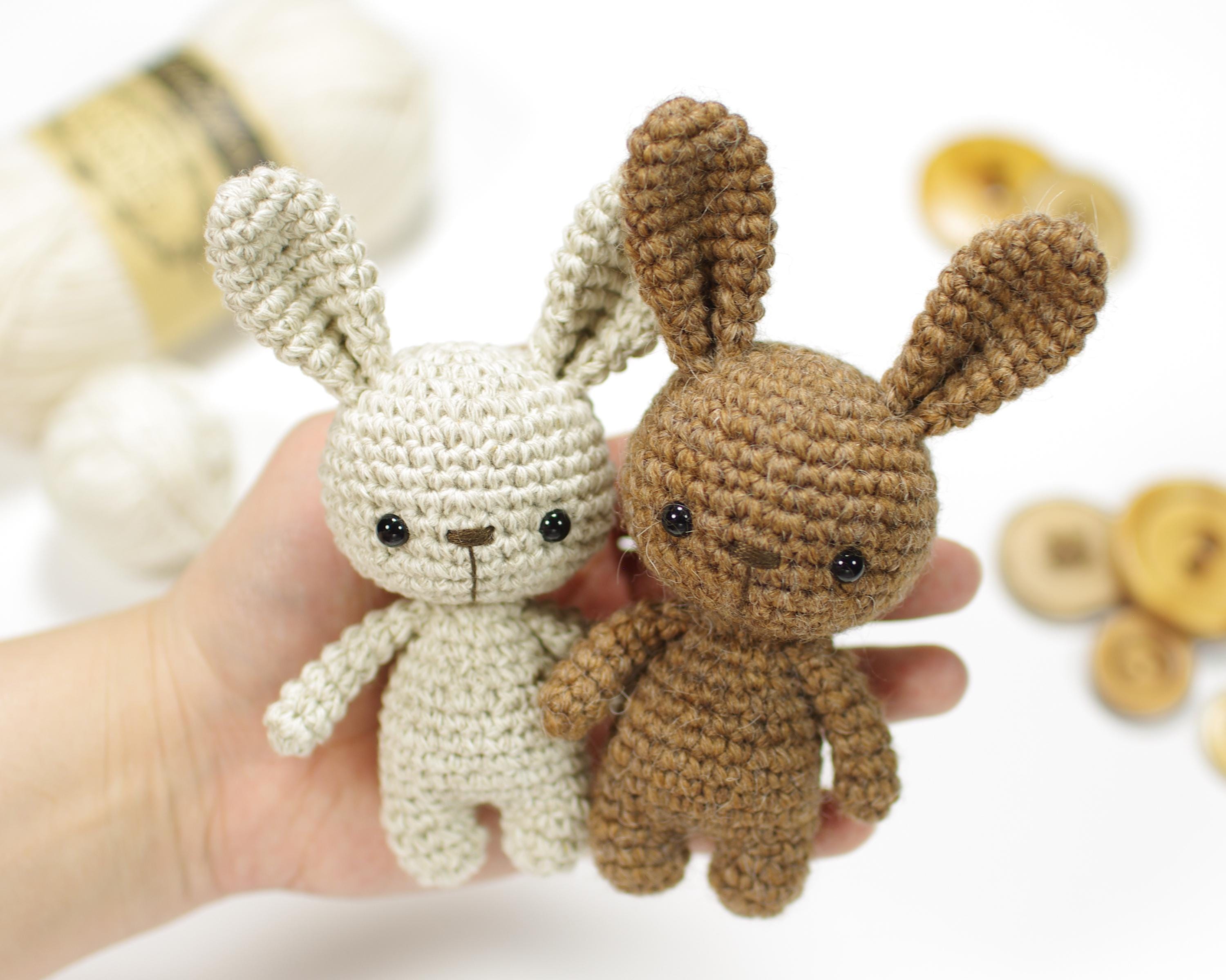 Mini Bunny Crochet Pattern - Amigurumi Pattern and Tutorial With Photos ...