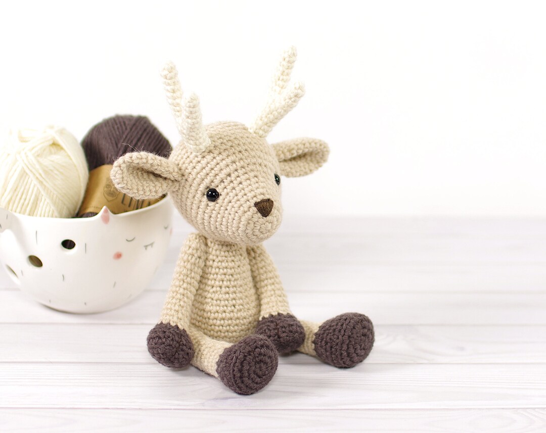 Crochet Deer Pattern - Amigurumi Woodland Animal Pattern and Tutorial ...