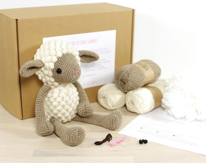 CROCHET KIT: Sheep Beige - Etsy