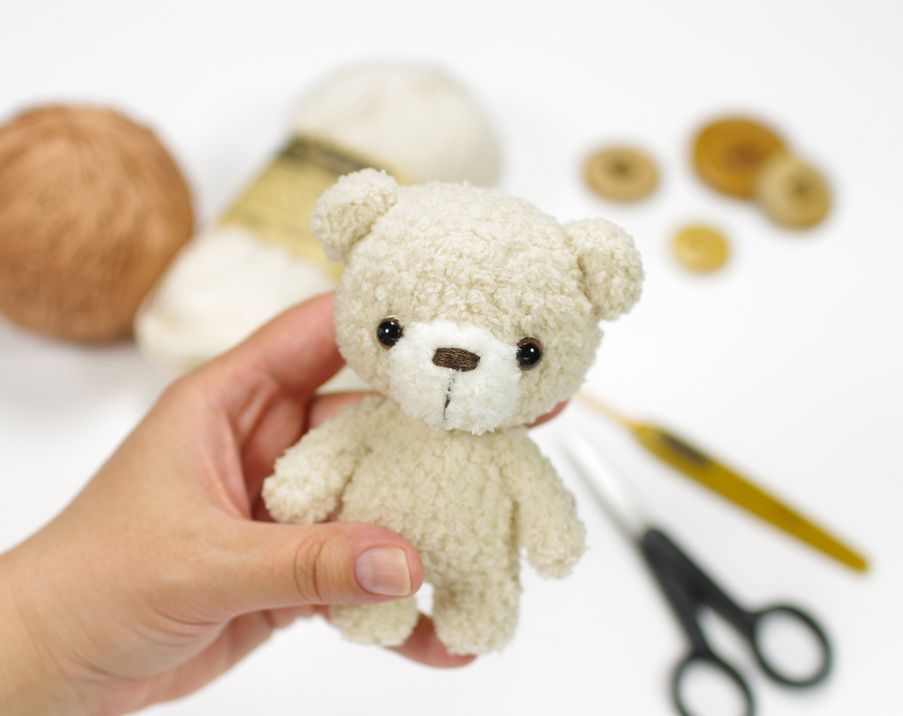 Crochet Pattern Set - Teddy Bear Family - Amigurumi Teddy Bear Crochet ...